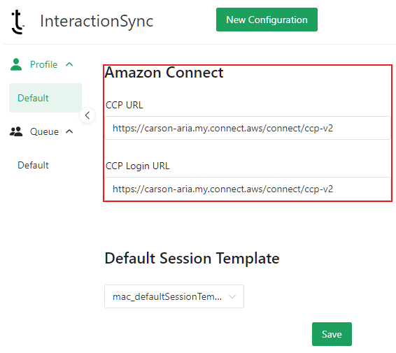 Profile Configuration