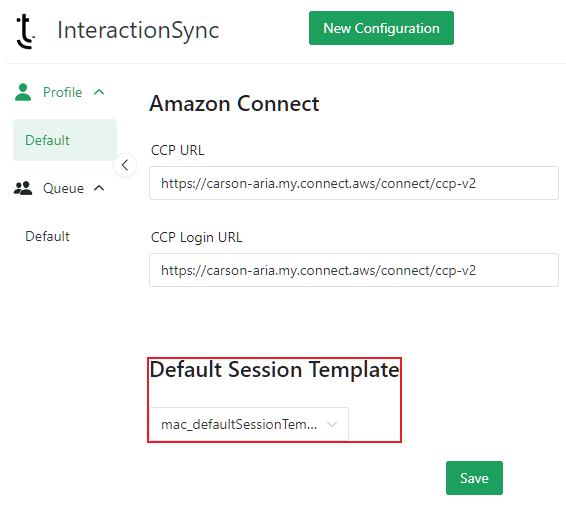 Profile Configuration