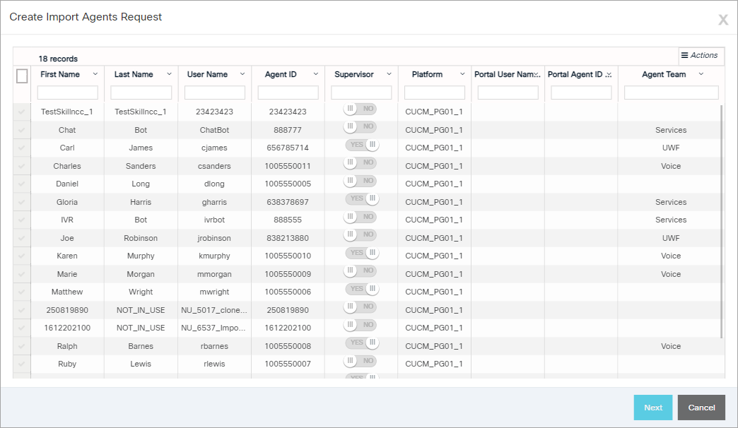 Create a New Bulk Agent and Supervisor Import Request Create a New Bulk Agent and Supervisor Import Request