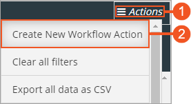 Create a Workflow Action