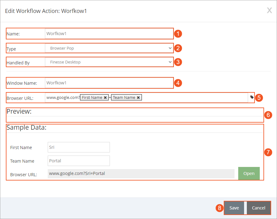 Edit a Workflow Action